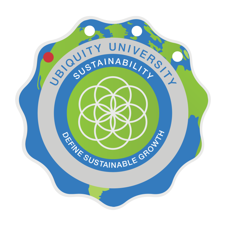 The Age of Sustainable Development - Badges - Ubiquity University